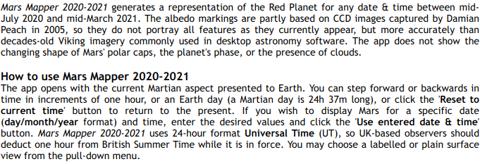 Mars Mapper 2020-2021